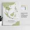 Custom Map Alaska Cruise Personalised Travel Journal – Travel Journal ...