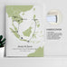 Custom Map Europe Personalised Travel Journal – Travel Journal Company