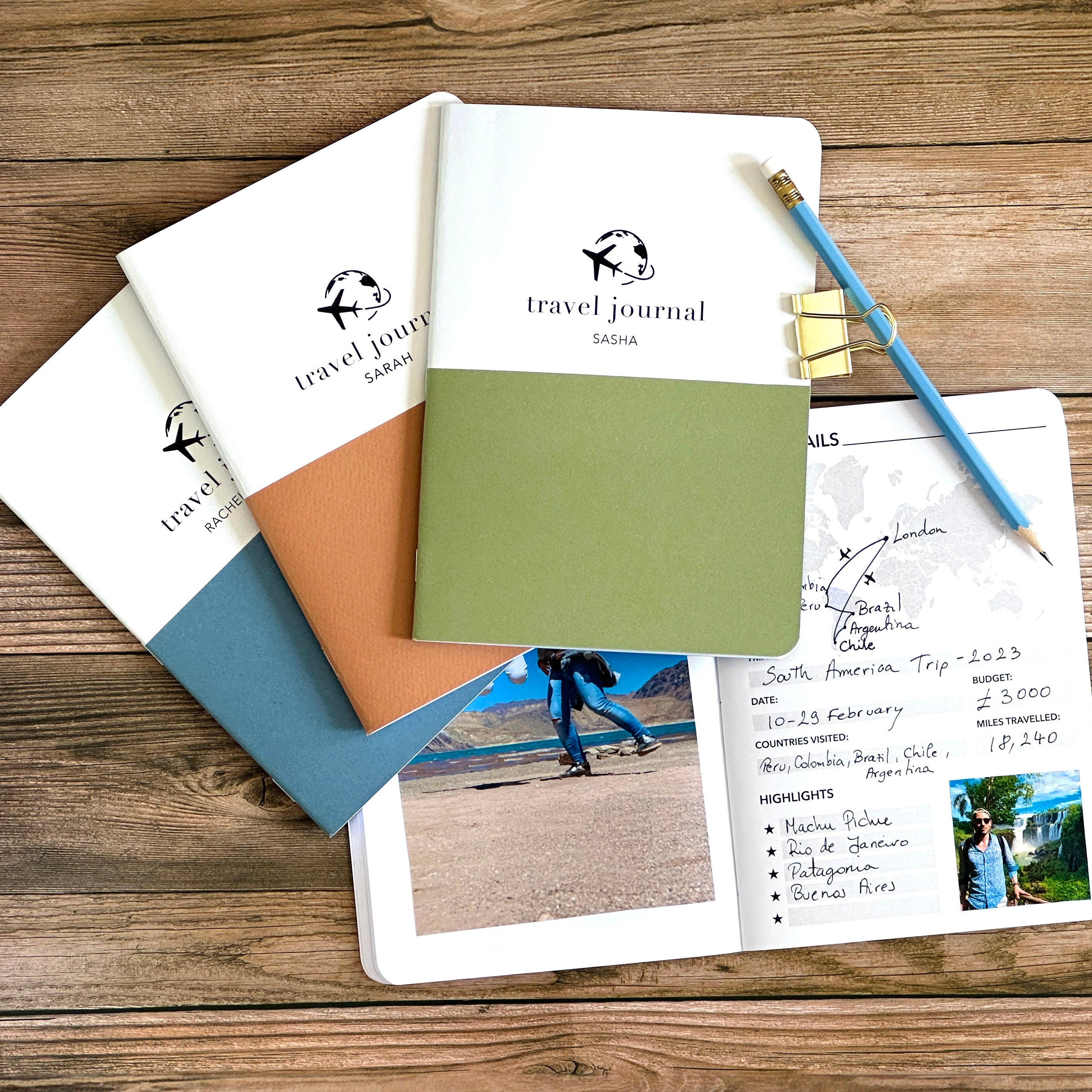 Travel Journal Company - Handmade Personalised Travel Journals & Gifts