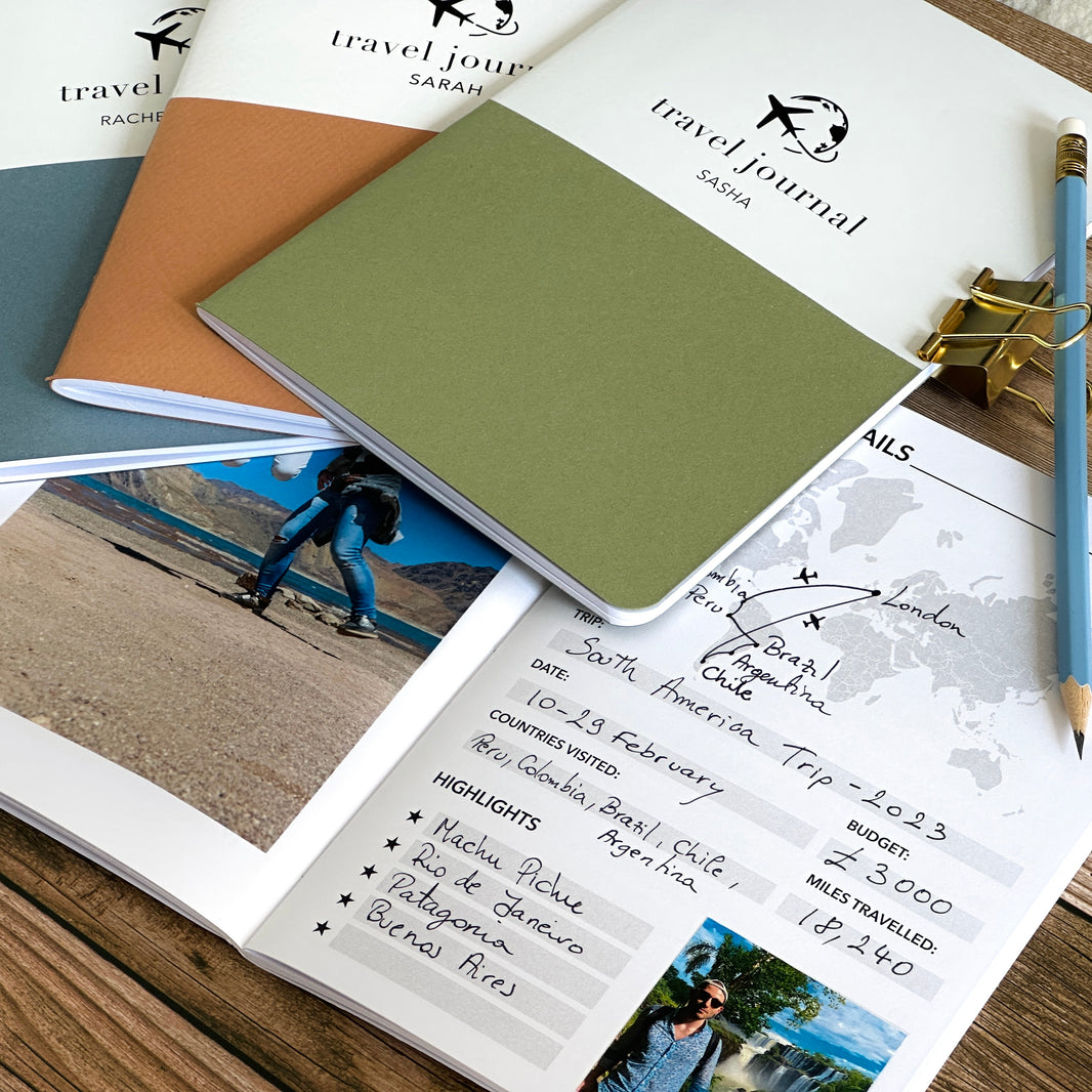 Travel Journal Company - Handmade Personalised Travel Journals & Gifts