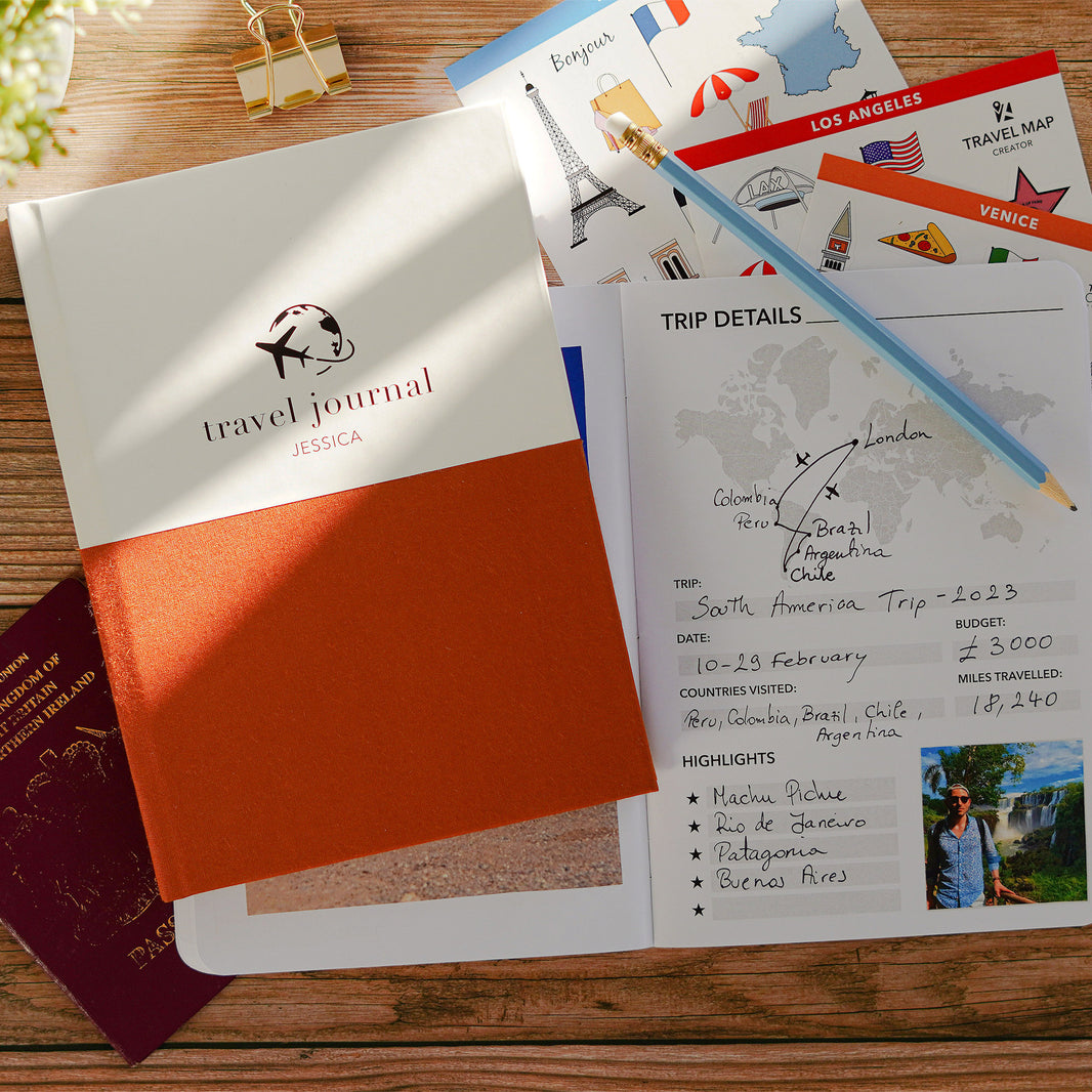 Travel Journal Company - Handmade Personalised Travel Journals & Gifts