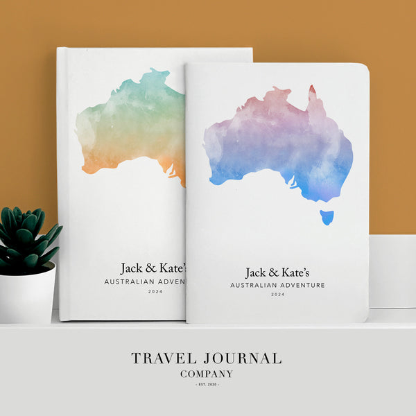 Australia Personalised Watercolour Travel Journal – Travel Journal Company